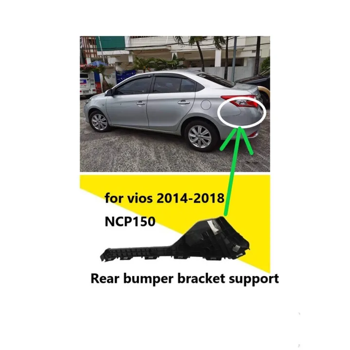 【Zerui】TOYOTA VIOS NCP150 2014 2015 2016 2017 2018 Rear Bumper Side ...