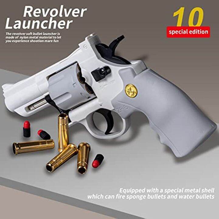 NERF Gel Blaster /Soft Bullet EVA 2 in 1 Revolver ZP-5/357 Toy, Baril ...