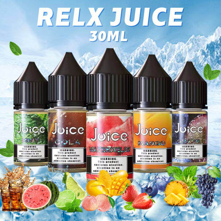 (Ready Stock) Relx Refillable Juice Flavor Vaper Shift Juice 30ML 3% ...