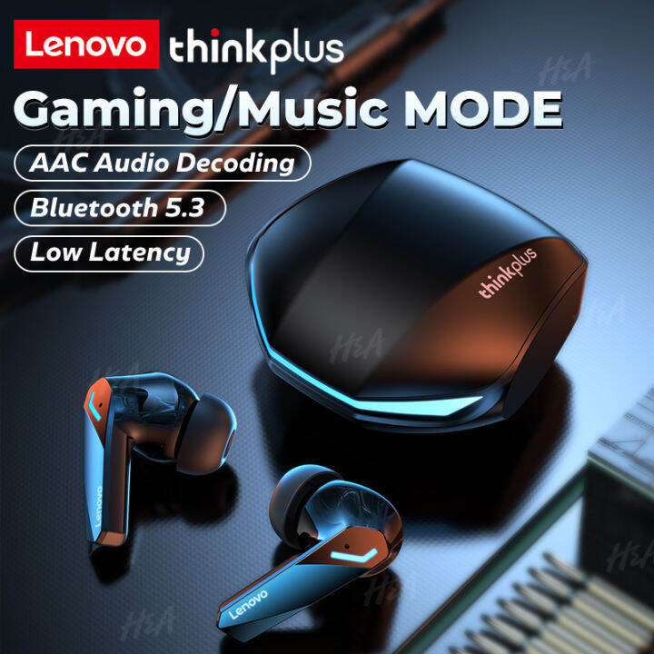 Original Lenovo GM2 Pro 5.3 Earphone Bluetooth Wireless Earbuds Low Latency Headphones HD Call ...
