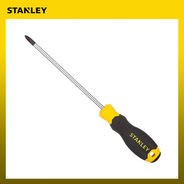 Stanley Cushion Grip Phillips Screwdriver (Variety: 0x75mm, 0x100mm ...