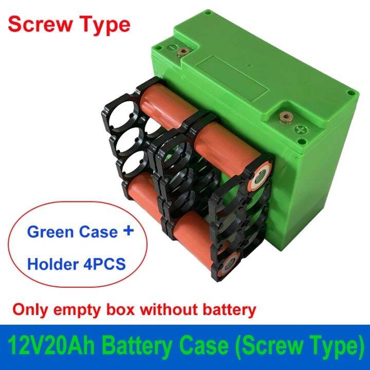 12V20Ah Battery Case 32700 32650 26650 18650 Storage Box Screw Type ...