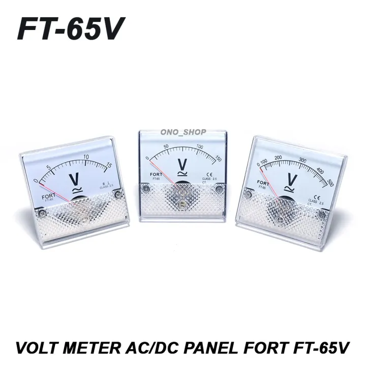 Volt Meter AC/DC Panel FORT FT-65V | Lazada Indonesia