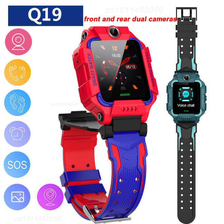 Q19 Smart Watch Children Smartwatch Camera Bracelet LBS Position ...