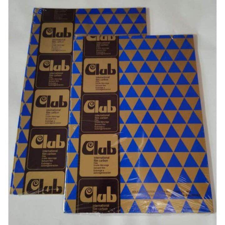 CARBON PAPER CLUB BLUE 100PCS | Lazada PH