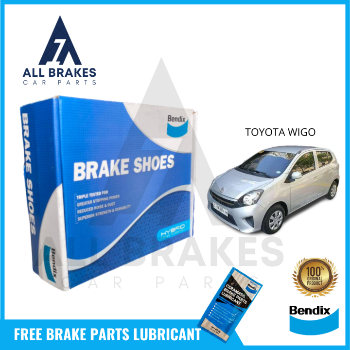 Bendix Brake Shoe for Toyota WIGO 2014-2022 (BS-5237) | Lazada PH