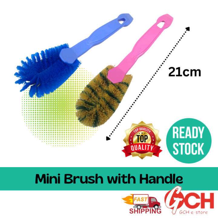 💦Mini Brush with Handle / Coco Brush Plastic Brush / Shoe Brush / Berus ...