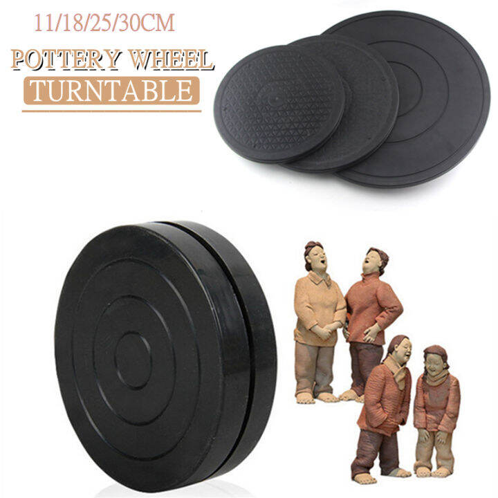 Double-Sided Pottery Wheel CM Plastic Pottery Turntable DIY Clay Tool ...