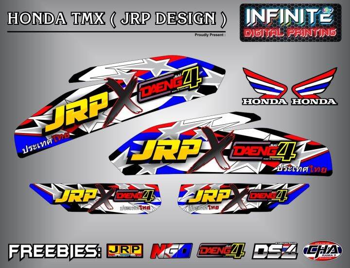 TMX / RUSI / PINOY / MOTOPOSH / SKYGO / DECALS STICKER ( JRP X DAENG ...