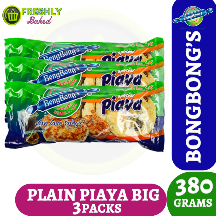 Iloilo Pasalubong Bongbons Original Plain Piaya 3 Packs | Pasalubong ...