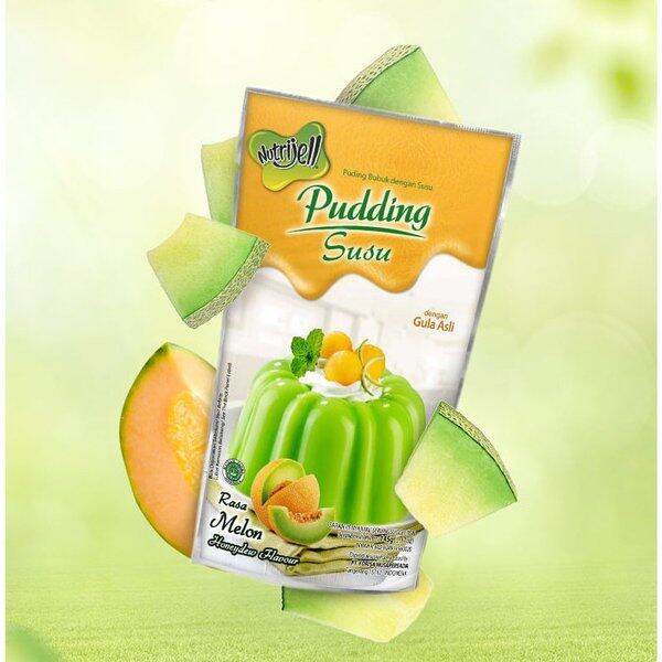 Nutrijell Pudding Susu Rasa Melon 145gr Agar Nutrijel Puding Bubuk ...