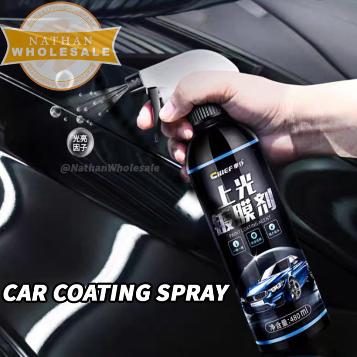 Fast Coating Car Coating Agent Car Nano Coating Spray and Wipe Easy to Use Car Polish Protect ...