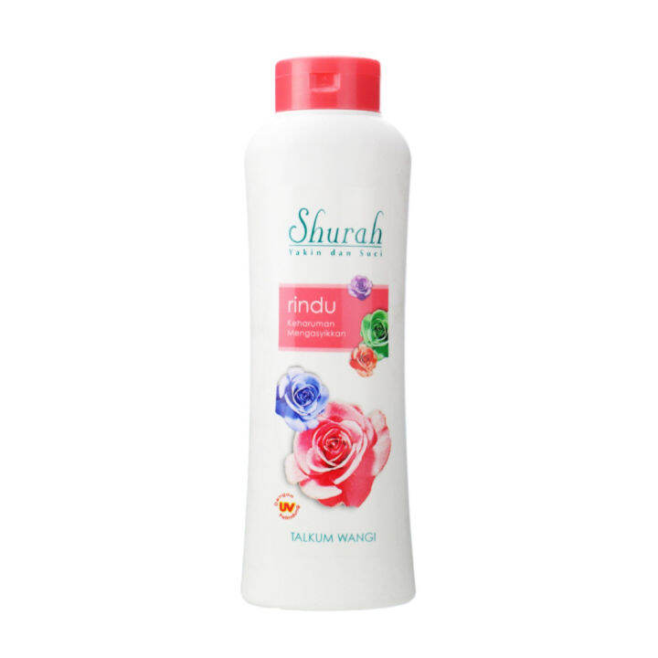 Shurah Fragrance Talcum Rindu 100g | Lazada