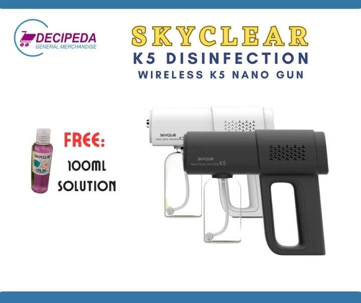 K5 Pro Wireless Nano Disinfection Spray Misting Gun Fog Machine with ...