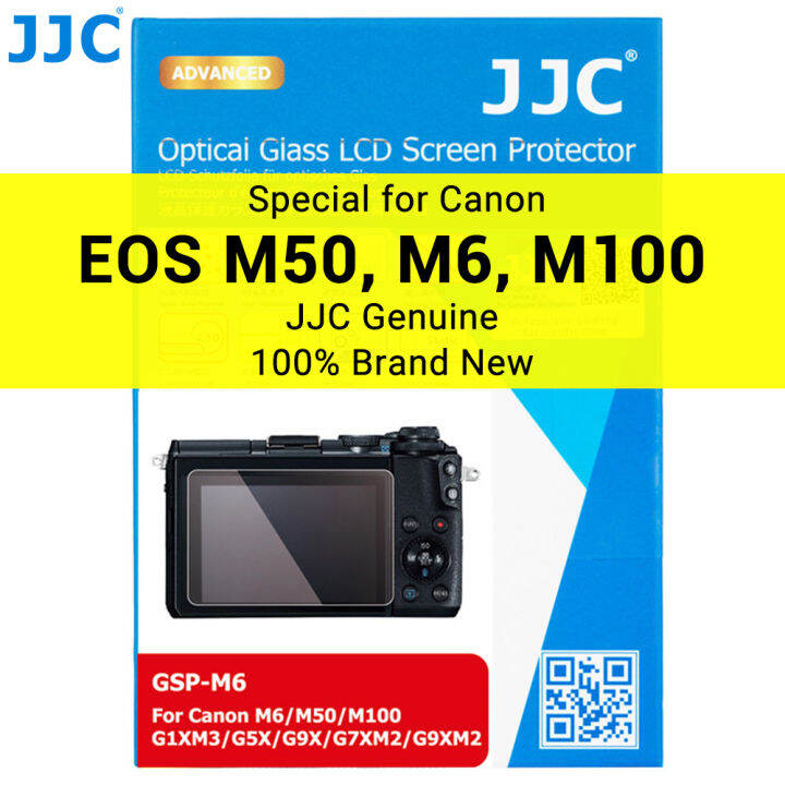 JJC ตัวป้องกันหน้าจอกระจกนิรภัยสำหรับกล้อง Canon EOS M50 Mark II, M6 Mark II, M6, M50, M100 ...