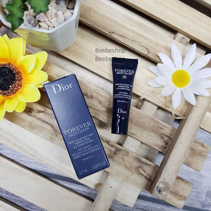 รองพื้นขนาดทดลอง Dior Forever Skin Glow 24h Wear Radiant Foundation 2.7ml | Lazada.co.th