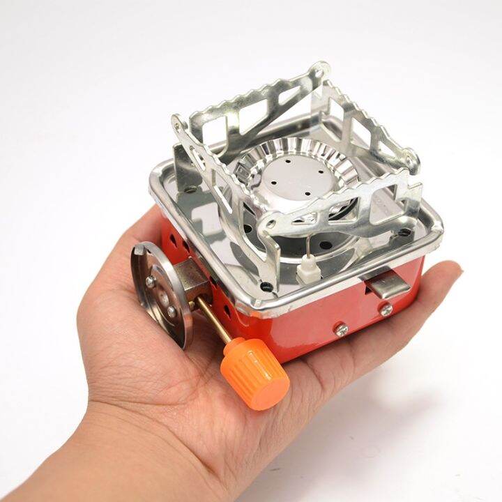 Kompor Mini Persegi Kecil Kompor Gas Portabel Lipat Kaset Kompor ...