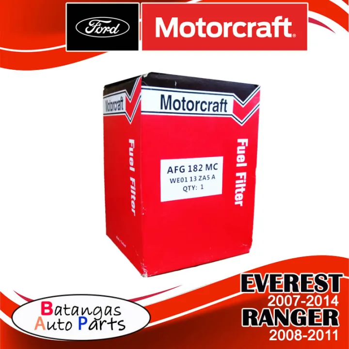 FORD MOTOCRAFT FUEL FILTER EVEREST 2007-2014 / RANGER 2008-2011 AFG 182 ...