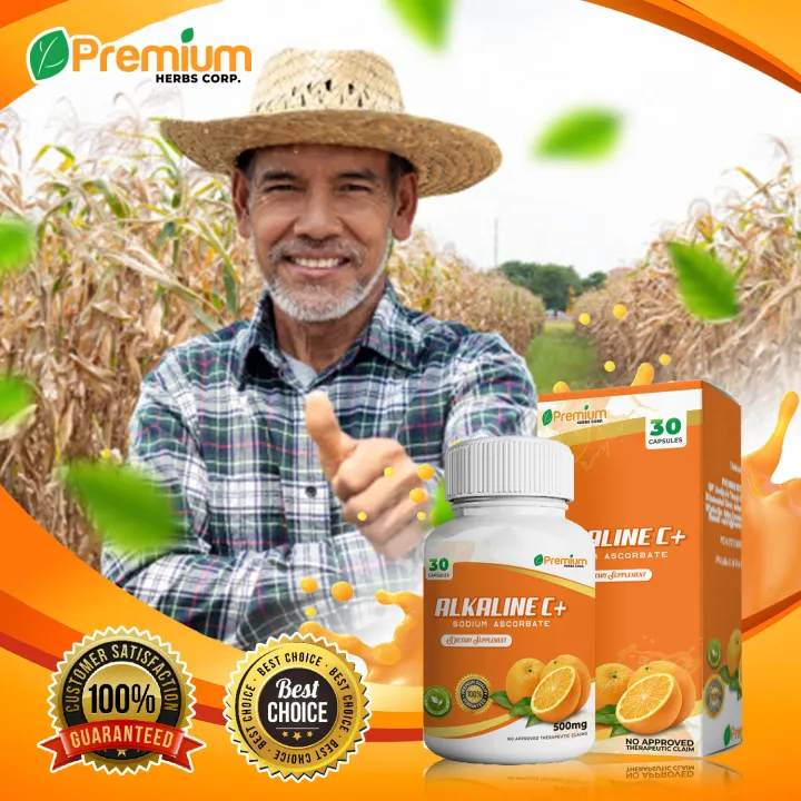 Premium Alkaline C (30 Capsule) Vitamin C Active Sodium Ascorbate ...