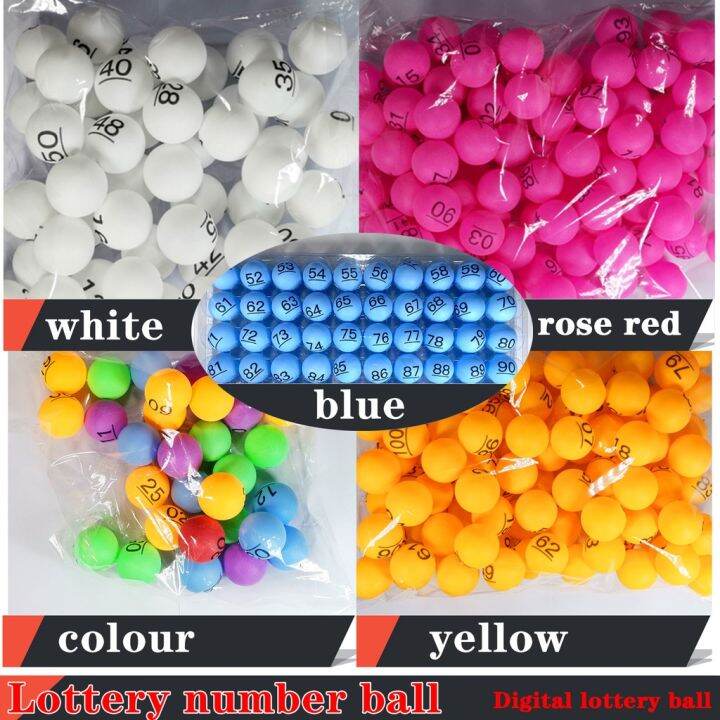 Digital ball 01-100 / 01-200number ball with word lottery ball touch ...