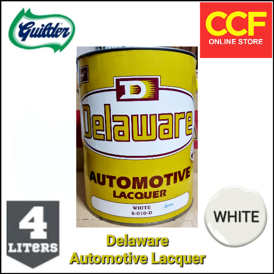 Delaware Automotive Lacquer White Gallon 4 Liters | Lazada PH