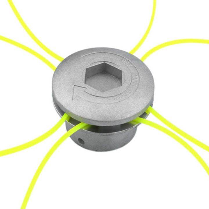 Universal Aluminum Grass Trimmer Head With 4 Lines Brush Cutter Head ...