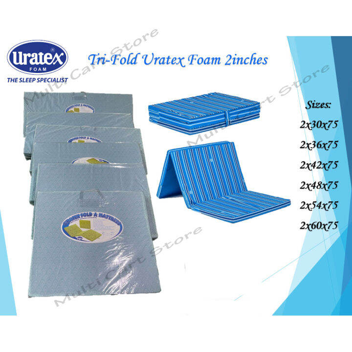 Uratex Foam 3 Fold Thickness | Lazada PH