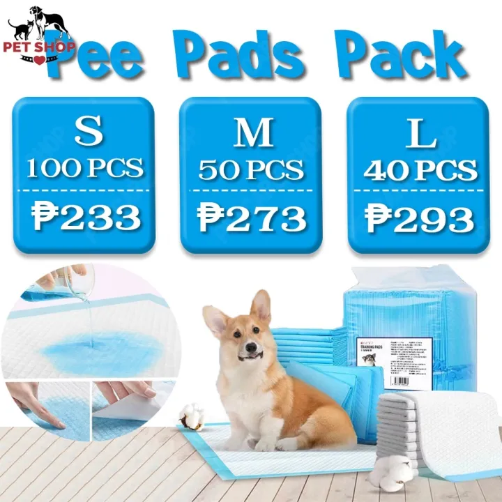 Dog Pee Pads Pack Pet Dog Training Pads Dog Pet Wee Pee Poop Dog Toilet ...