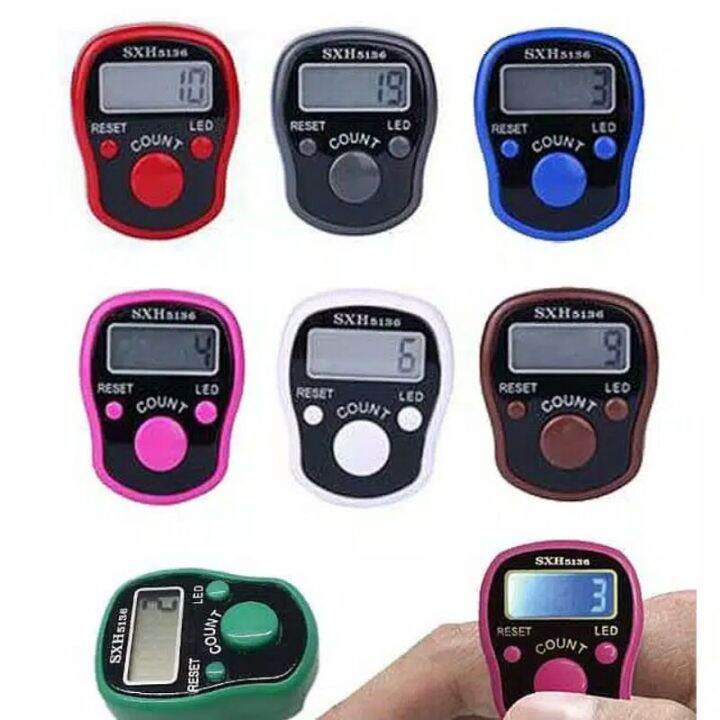 Tasbih Digital LED / Finger Counter Digital Lampu LED Alat Hitung ...