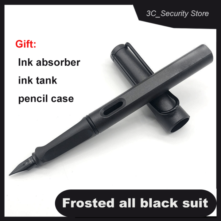 Germany LAMY Fountain Pen Matte Black Gift Box Student Calligraphy Pen ...