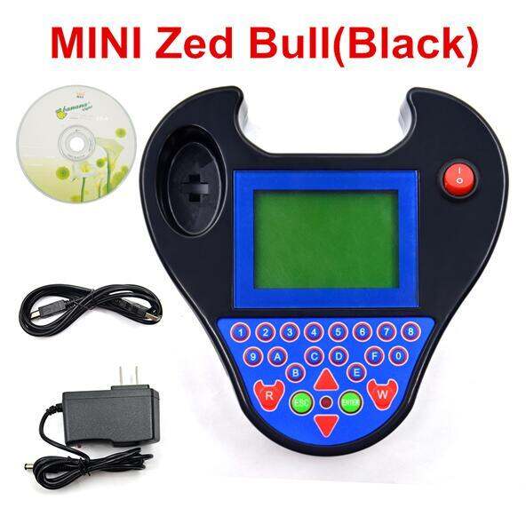 กุญแจรถยนต์อัตโนมัติกุญแจรถ Mini Zed Bull อัจฉริยะโปรแกรมเมอร์อุปกรณ์รับส่งสัญญาณสีแดง/ดำ ZED ...