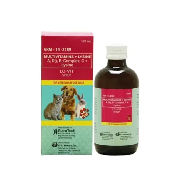 LC-VIT Syrup for Pets 120ml | Lazada PH