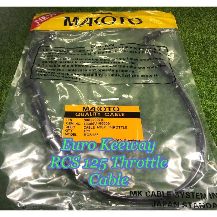 Euro Keeway RCS 125 Throttle Cable Makoto | Lazada PH