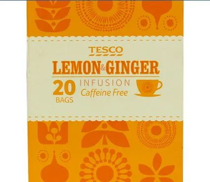 Tesco Lemon Ginger | 40g 20pcs | Lazada PH