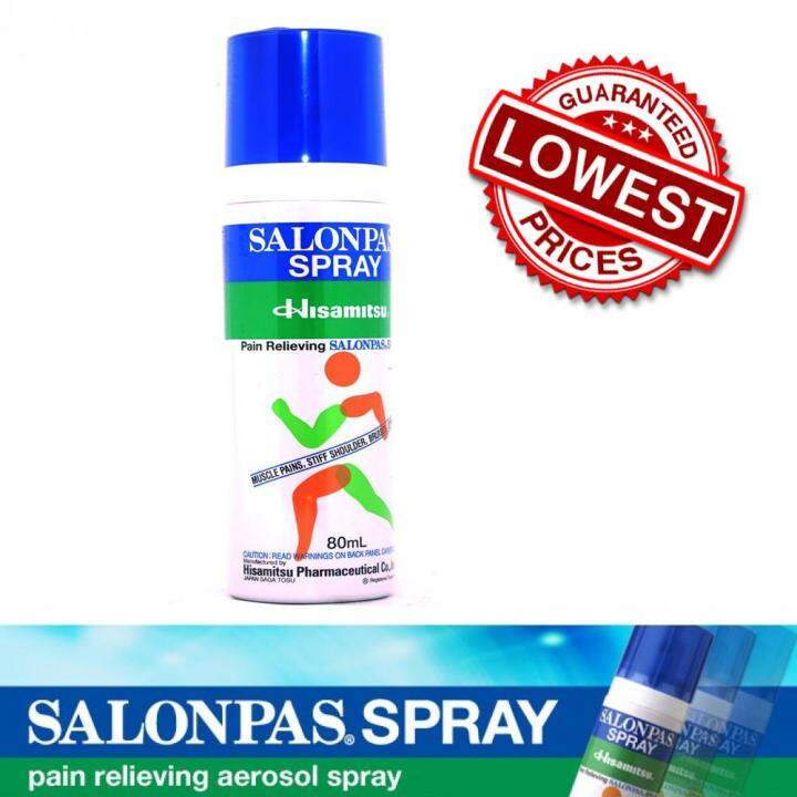 Salonpas Spray 80ml [Exp: June 2025] | Lazada