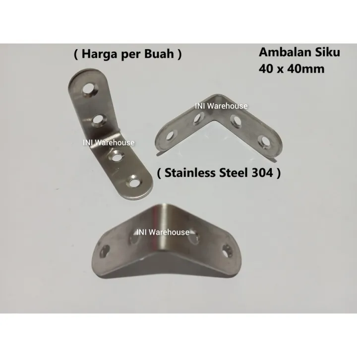 Ambalan Siku Besi L Braket Penyangga Rak Lemari Meja Shelf Bracket ...
