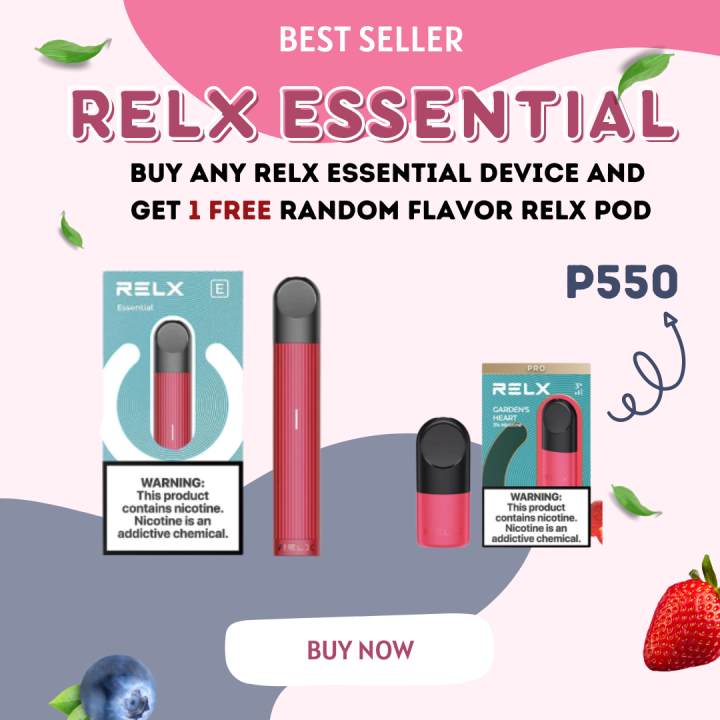 RELX ESSENTIAL FREE PODS | Lazada PH