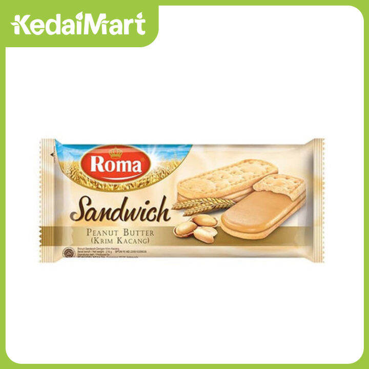 Roma Sandwich Peanut 216 Gram | Lazada Indonesia