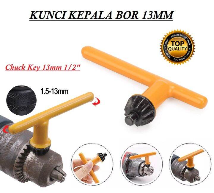 Kunci Kepala Bor 13mm - Drill Chuck Key 13 mm - Kunci Kepala Mesin Bor Listrik 13 mm | Lazada ...
