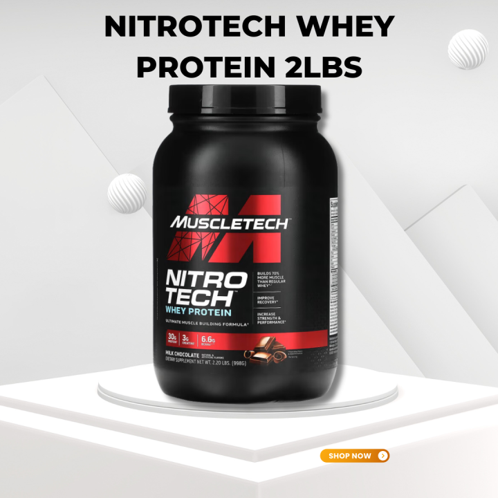 Nitro-Tech Whey Protein Isolate Whey Protein Powder MuscleTechPeptides ...