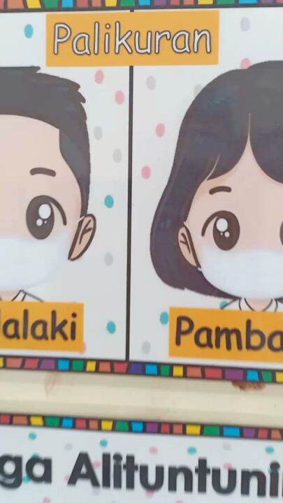 COMFORT ROOM SIGNAGE S FOR SCHOOL TAGALOG | Lazada PH