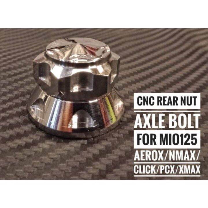 CNC REAR NUT MIO SPORTY SOULTY FINO NOUVO (THAILAND ORIGINAL) | Lazada PH