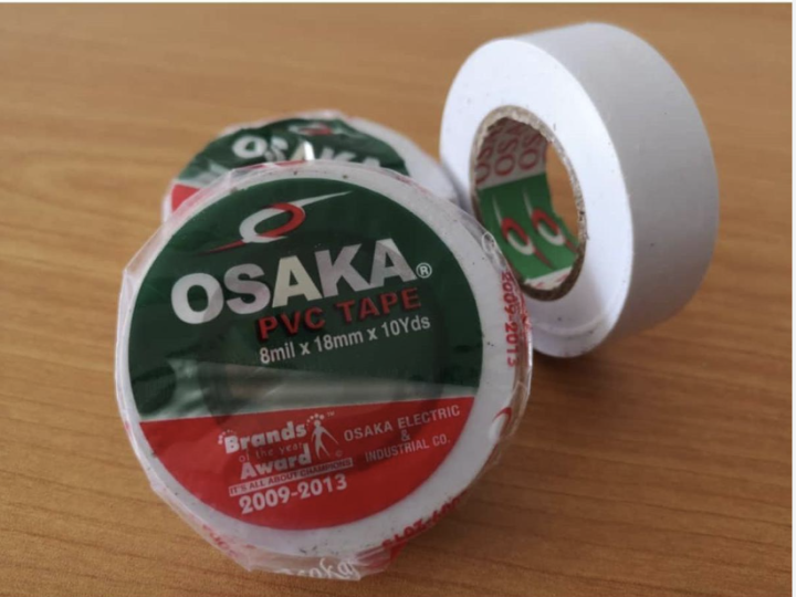 Original White OSAKA PVC Tape 9 Meters Electrical Tape Special for ...