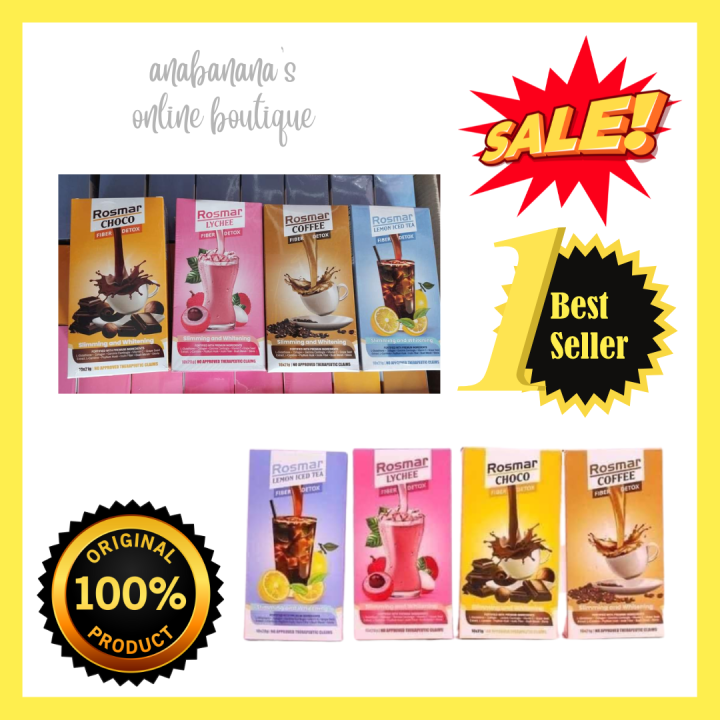 ROSMAR DETOX DRINK CHOCO LYCHEE COFFEE LEMON ICED TEA | Lazada PH