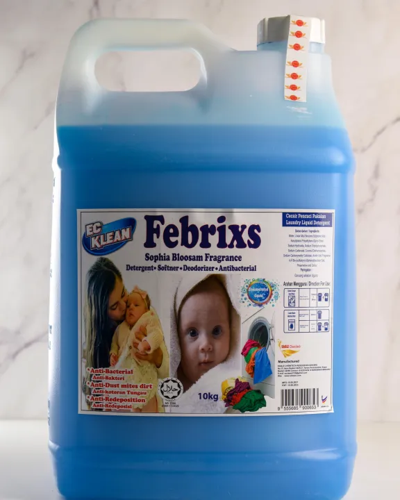 READY STOCK】EC KLEAN Liquid Detergent 10kg 2in1 Formulation | Lazada