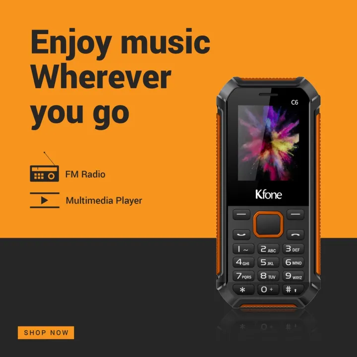 AIKAS Kfone C6 | 800 mAh - Basic Phone | Lazada PH