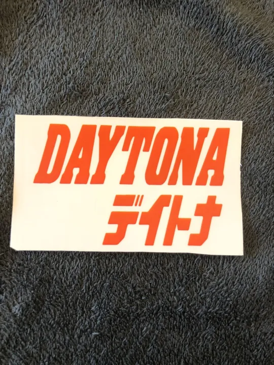 sticker stiker logo daytona japan cutting tebal transparan waterproof ...