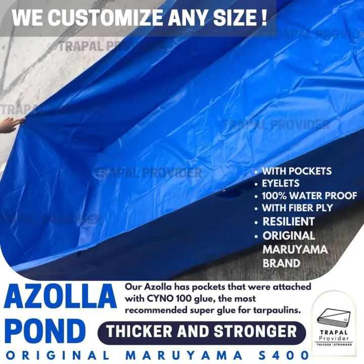 1PC! 4x6x1FT Original Maruyama (Azolla/Trapond) All in one Tarpaulin ...