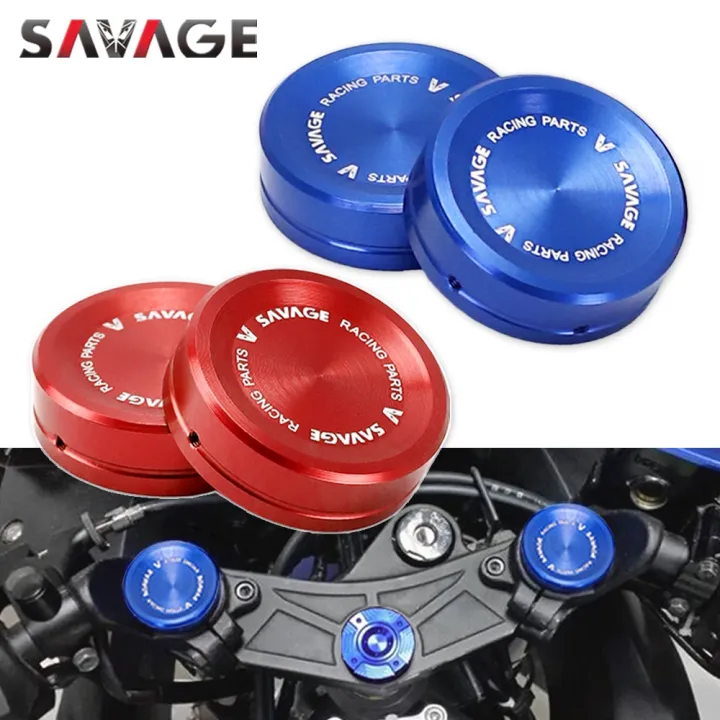 [WDC] Triple Tree Stem Yoke Center Cap Front Fork Covers For Yamaha Yzf ...