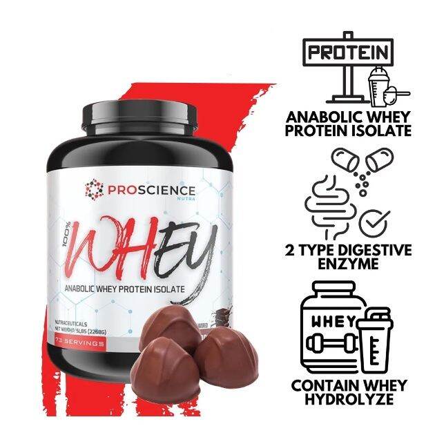 ProScience 100% Whey Anabolic Whey Protein Isolate 5lbs | Lazada